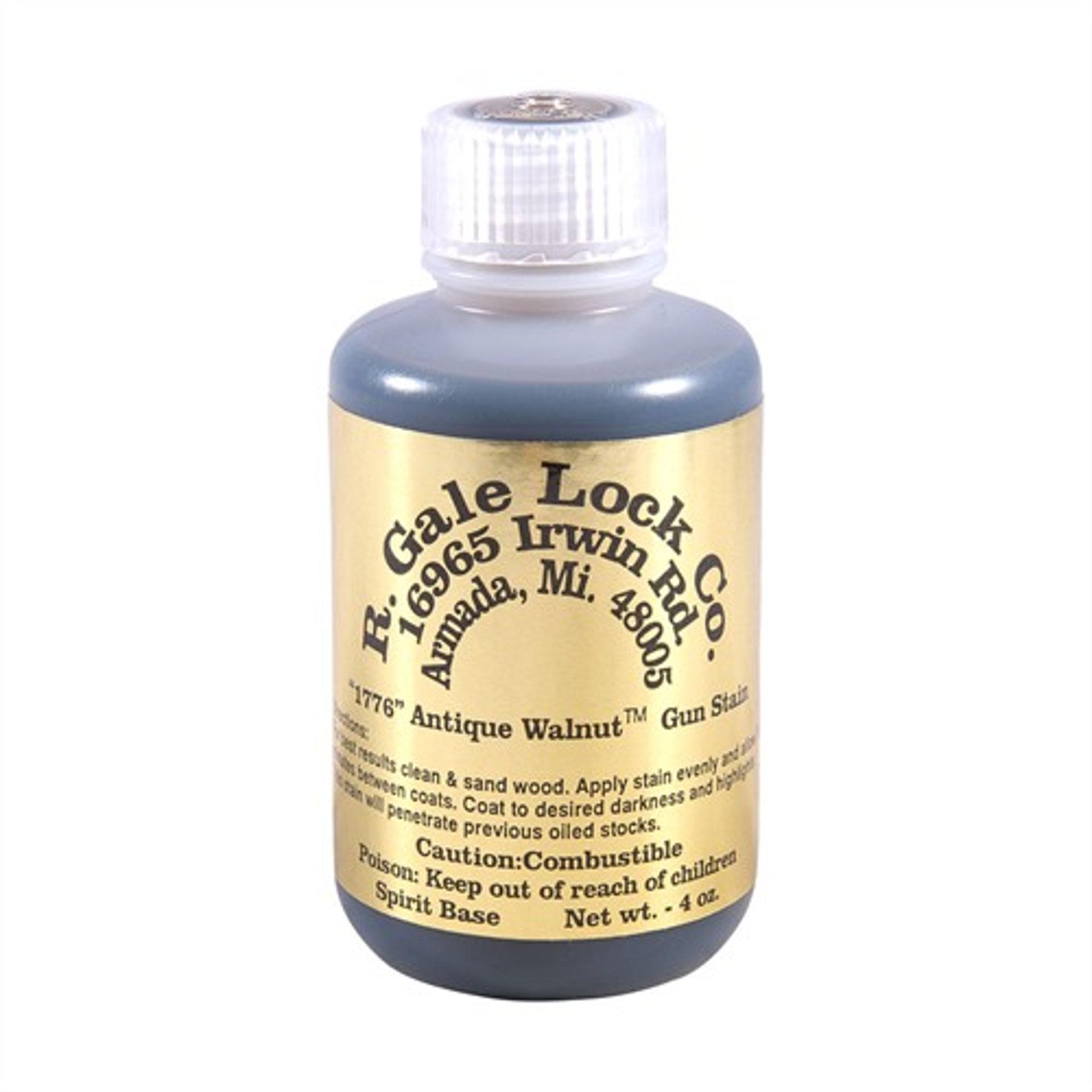 R. GALE LOCK CO. Early American Walnut Stain, 4 oz. SKU: 346165004