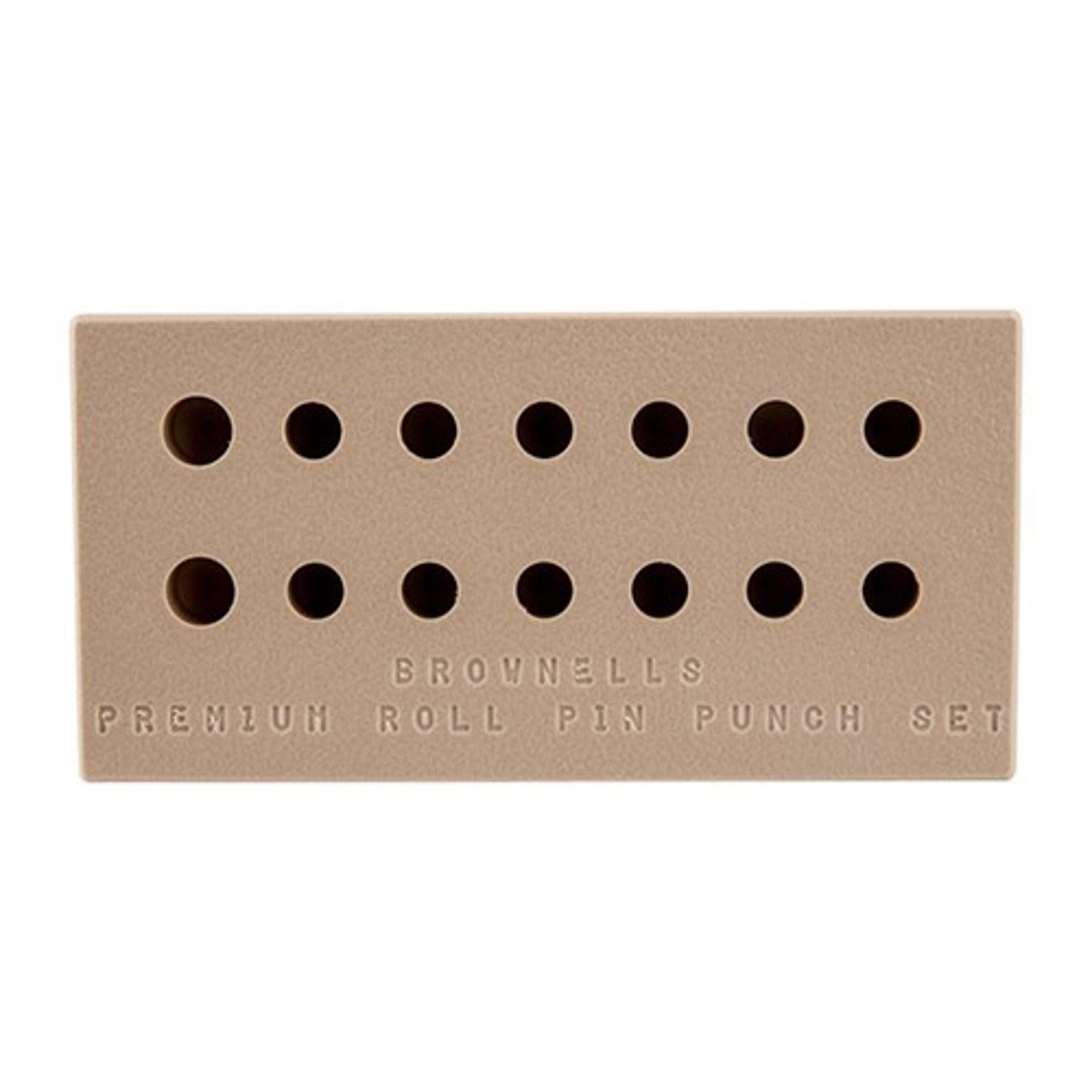 BROWNELLS PREMIUM ROLL PIN PUNCH BENCH BLOCK ONLY