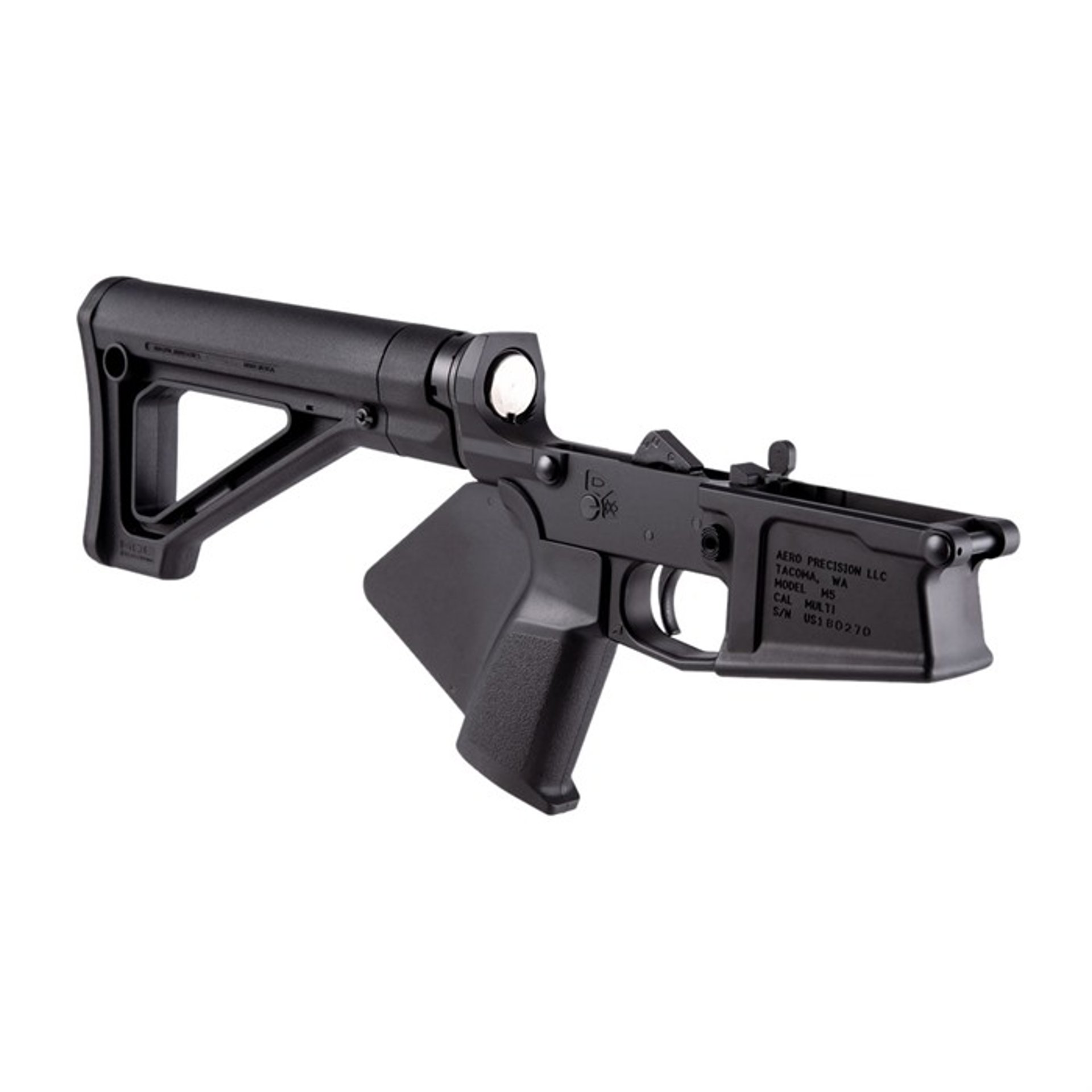 AERO PRECISION M5 FEATURELESS COMPLETE LOWER W/MAGPUL FIXED STOCK FOR ...