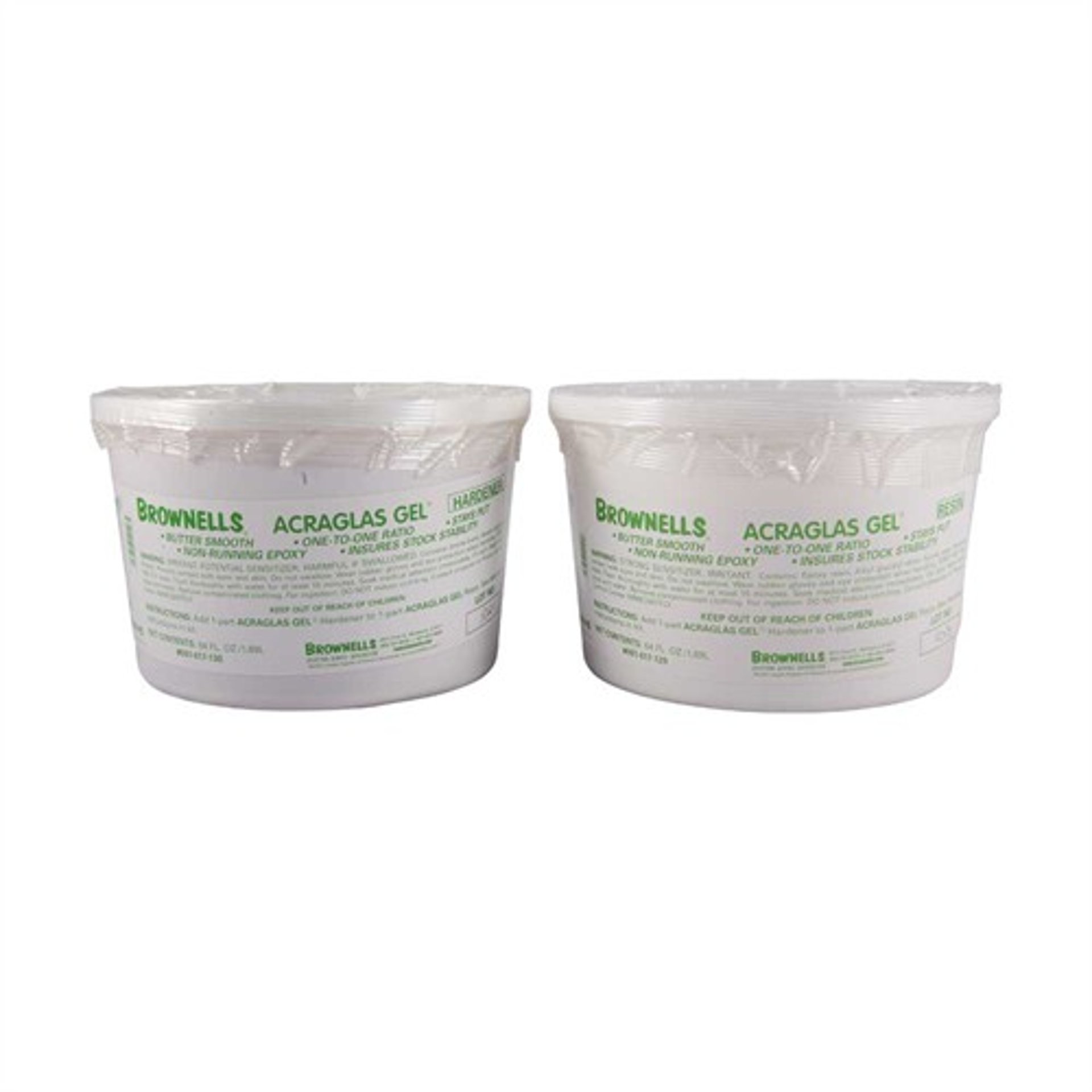 BROWNELLS ACRAGLAS GEL® RESIN & HARDENER
