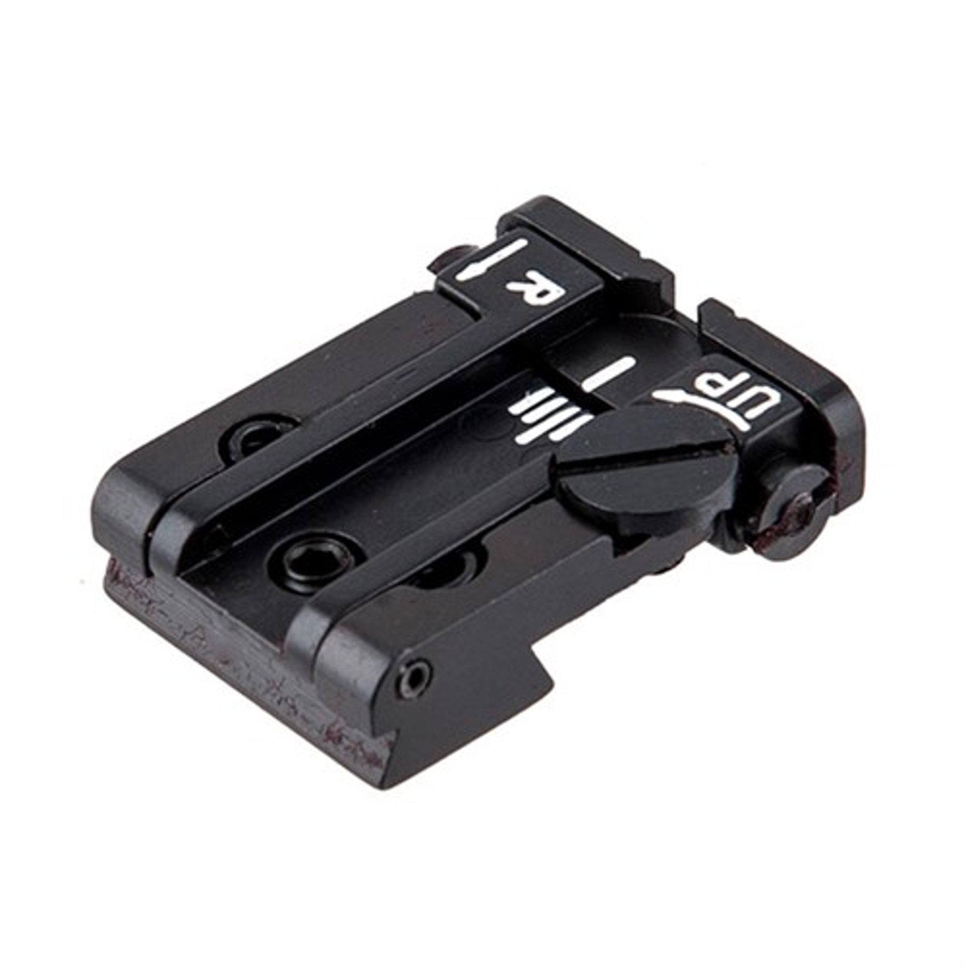L.P.A. SIGHTS COLT WHITE OUTLINE ADJUSTABLE REAR SIGHT