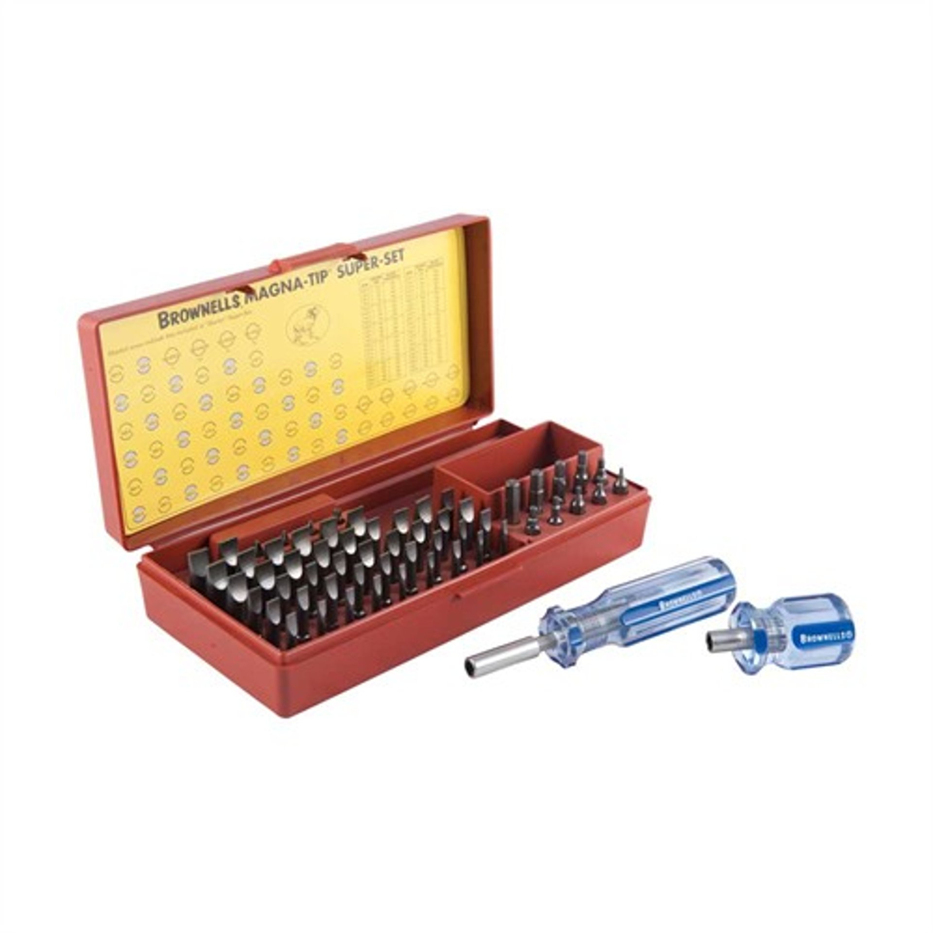 BROWNELLS 58 Bit Master Set Plus W/Clip-Tip Law Enforcement Handle SKU ...