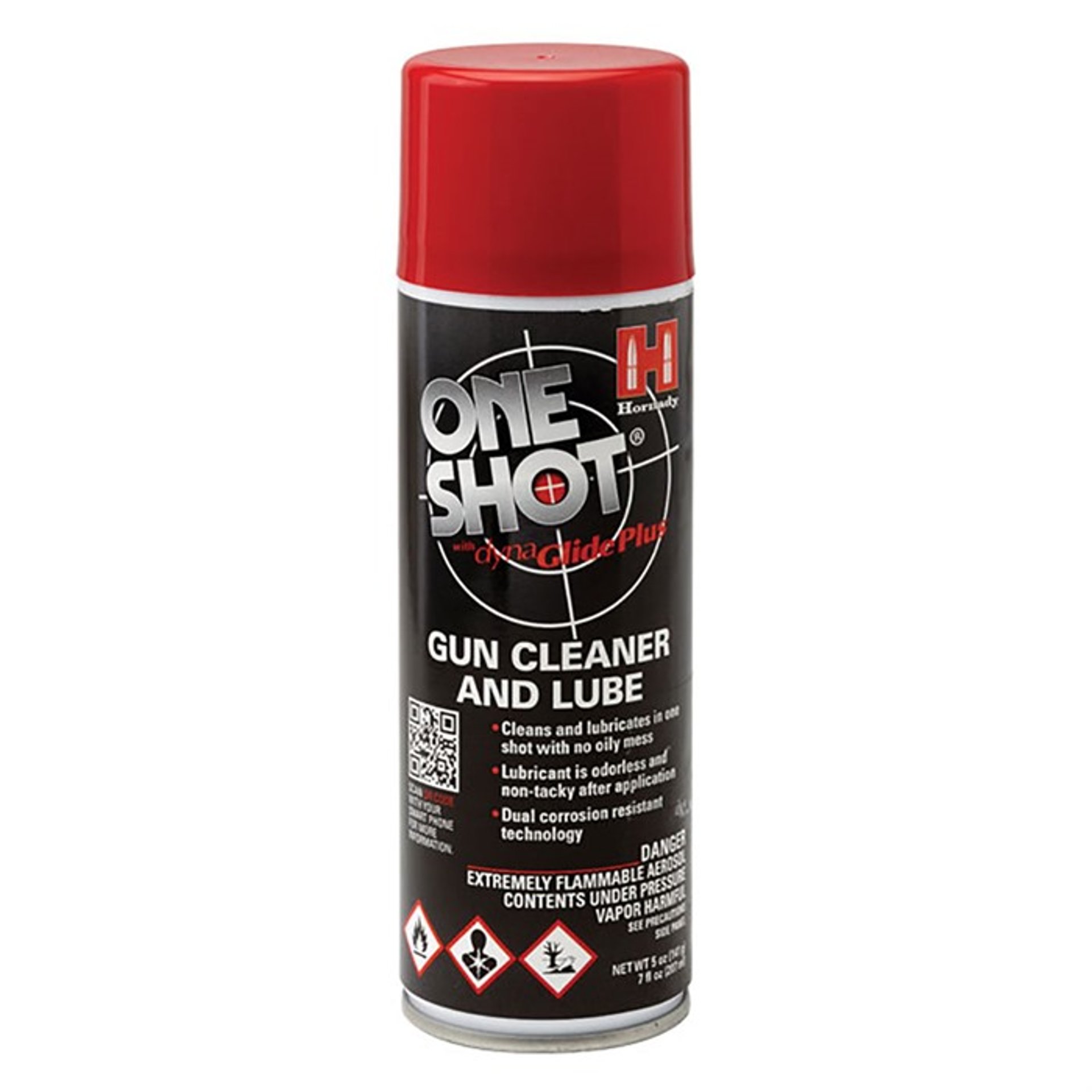 HORNADY ONE SHOT CLEANER AND DRY LUBE - 5 OZ. AEROSOL