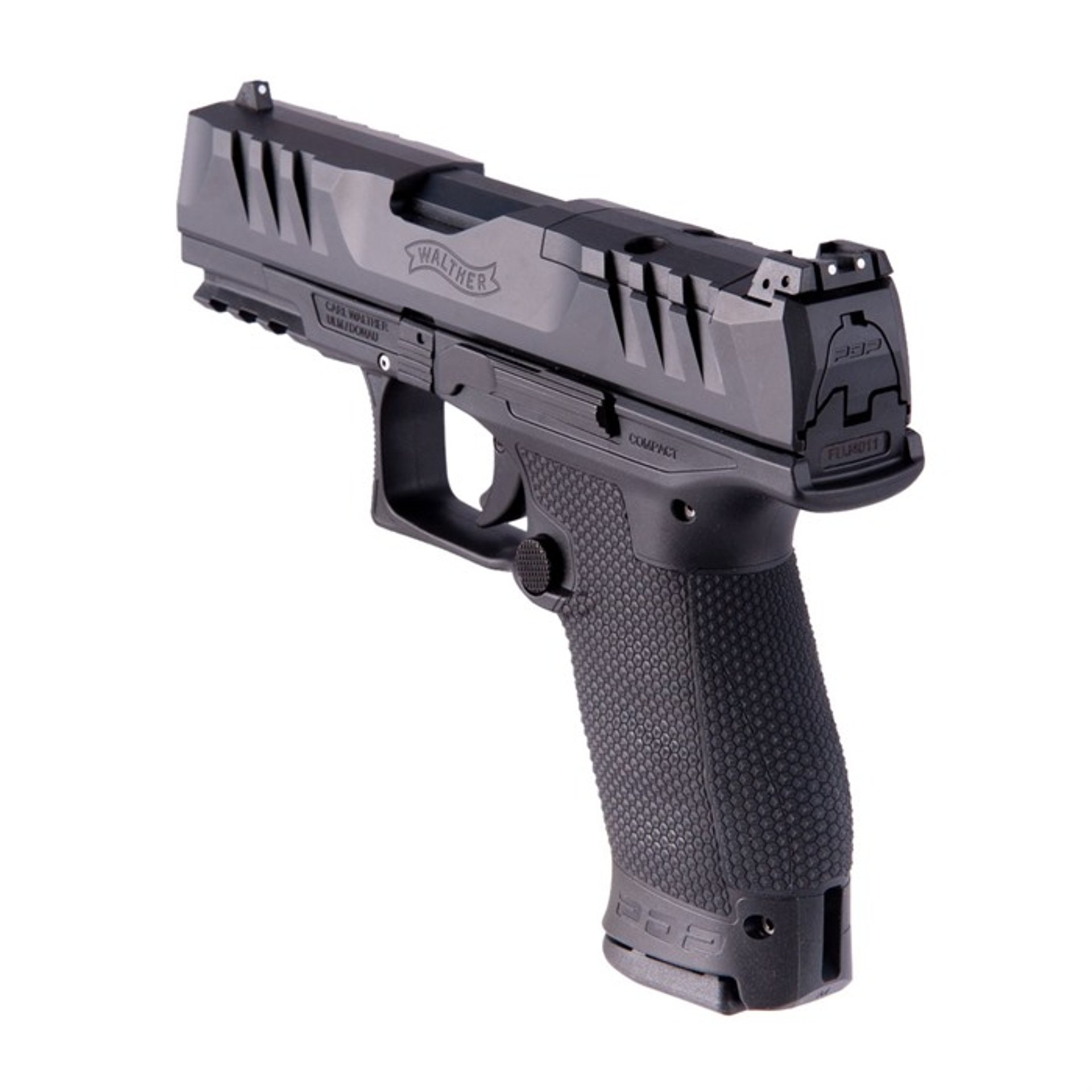 WALTHER ARMS INC PDP Compact OR 9mm Luger 4" BBL (2)15RD Mags Black SKU ...