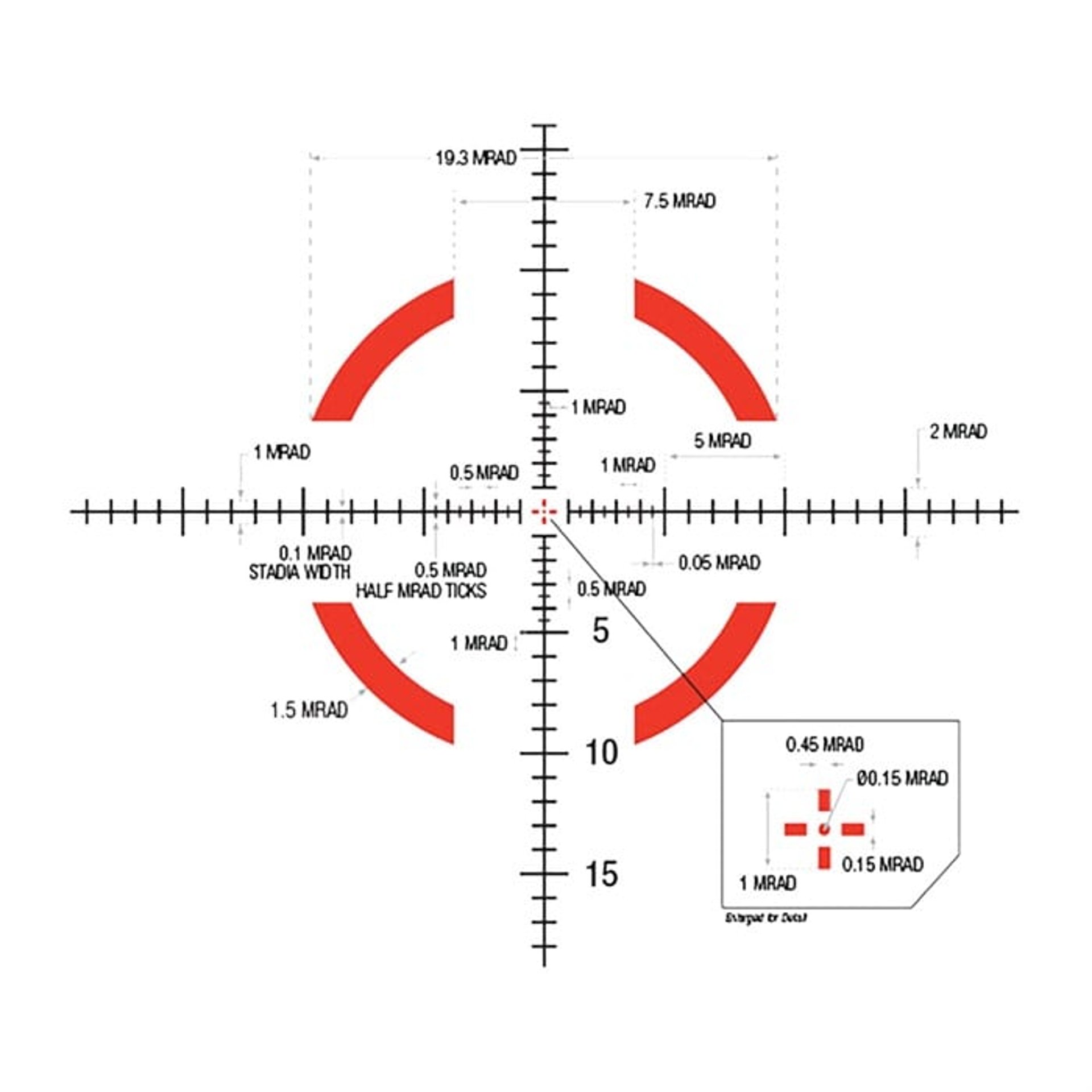 TRIJICON USMC-SCO VCOG 1-8X28MM FFP ILLUMINATED RIFLE SCOPE W/STD MOUNT