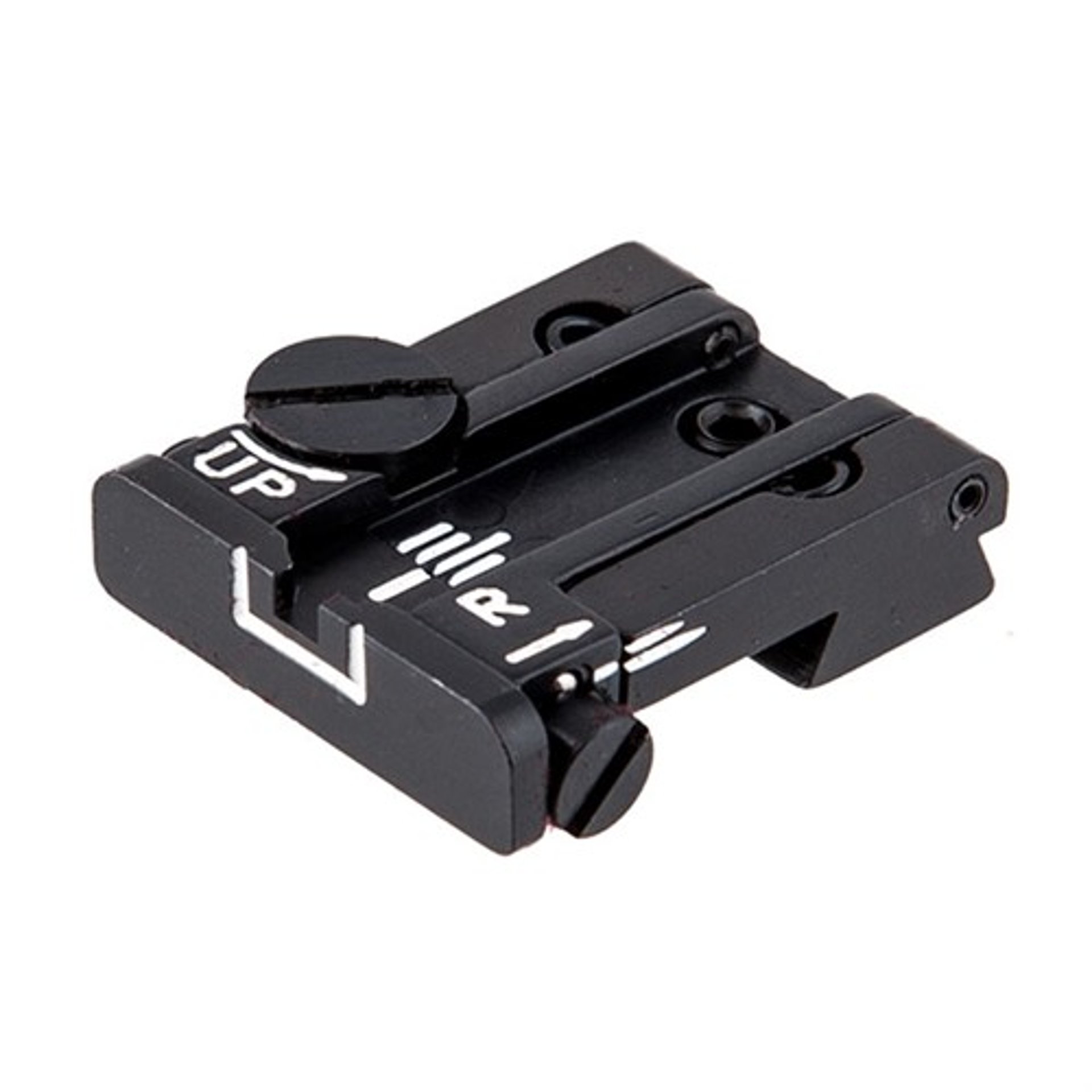 L.P.A. SIGHTS COLT WHITE OUTLINE ADJUSTABLE REAR SIGHT