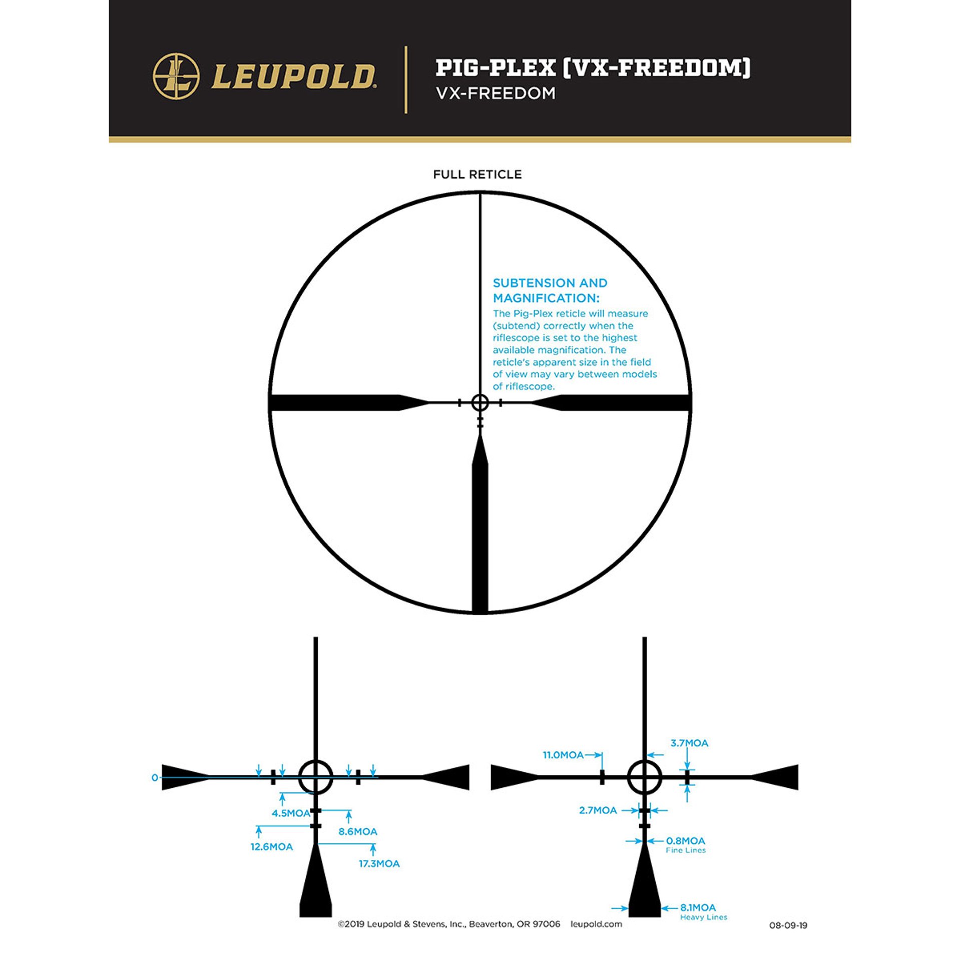LEUPOLD VX-FREEDOM 1.5-4X20MM SFP RIFLE SCOPE