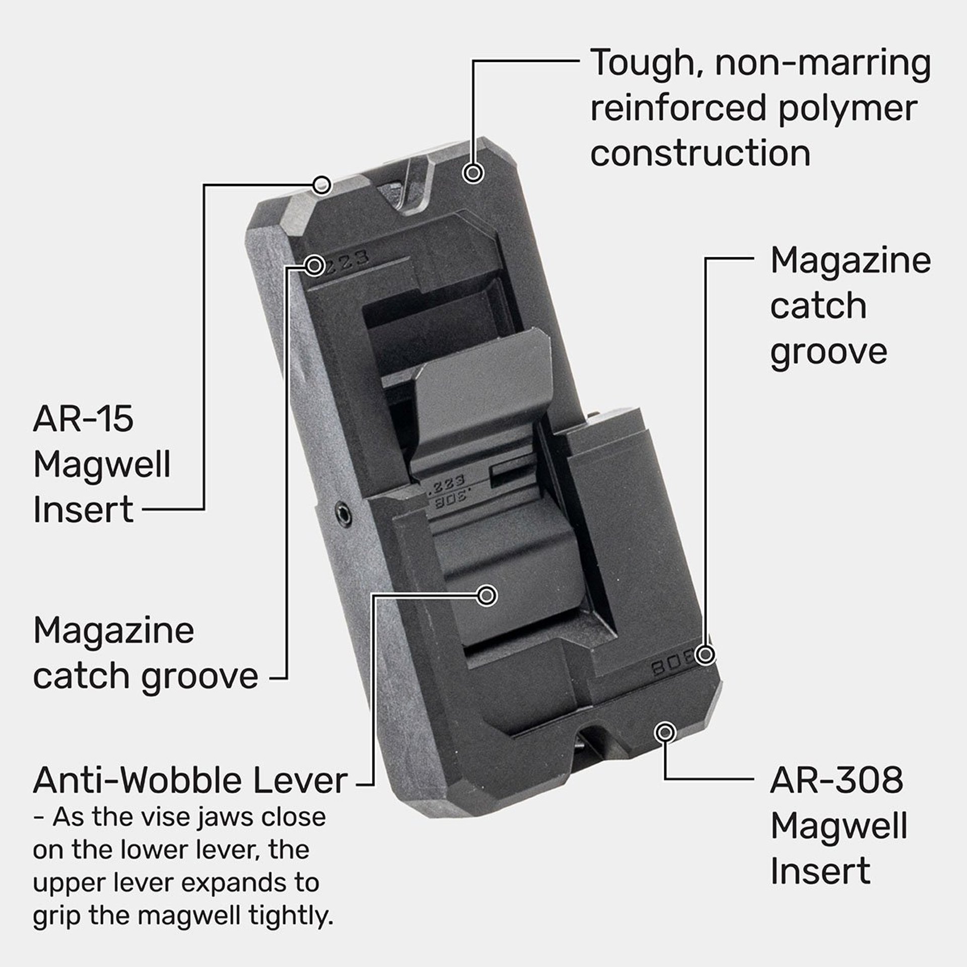 BROWNELLS AR-15 LOWER RECEIVER VISE BLOCK