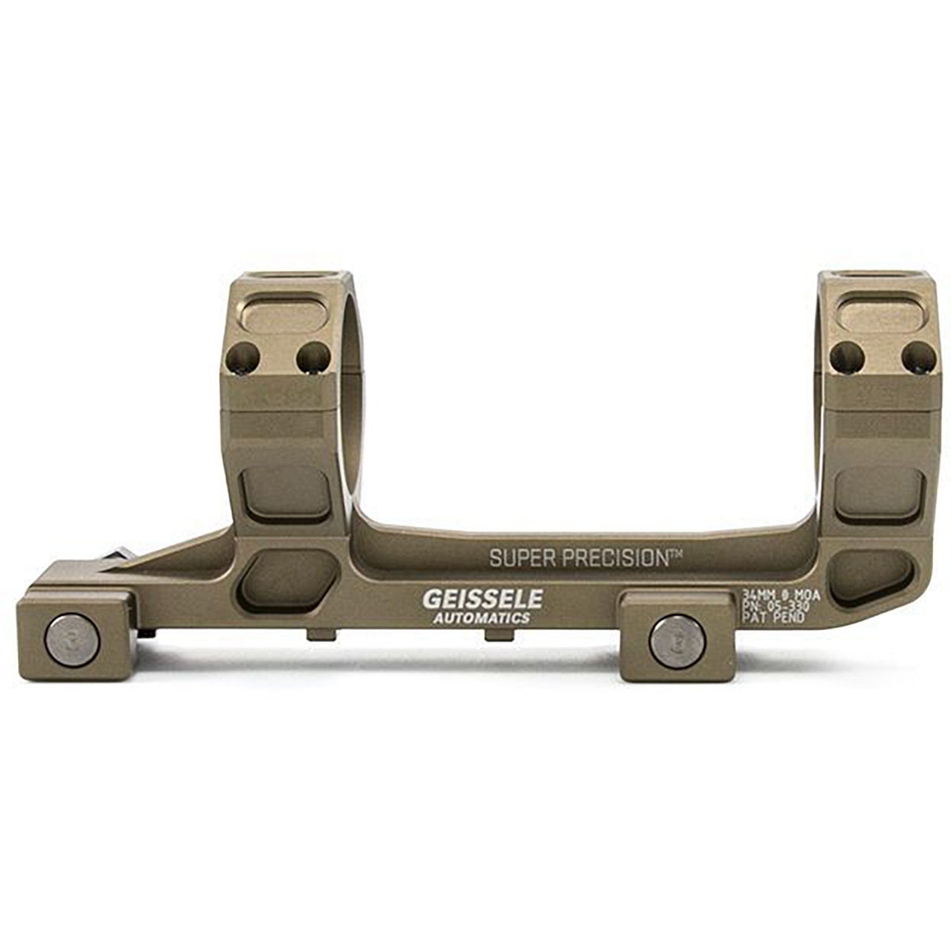 GEISSELE AUTOMATICS LLC 34mm 0 MOA 1.54" Super Precision Mount, DDC SKU ...