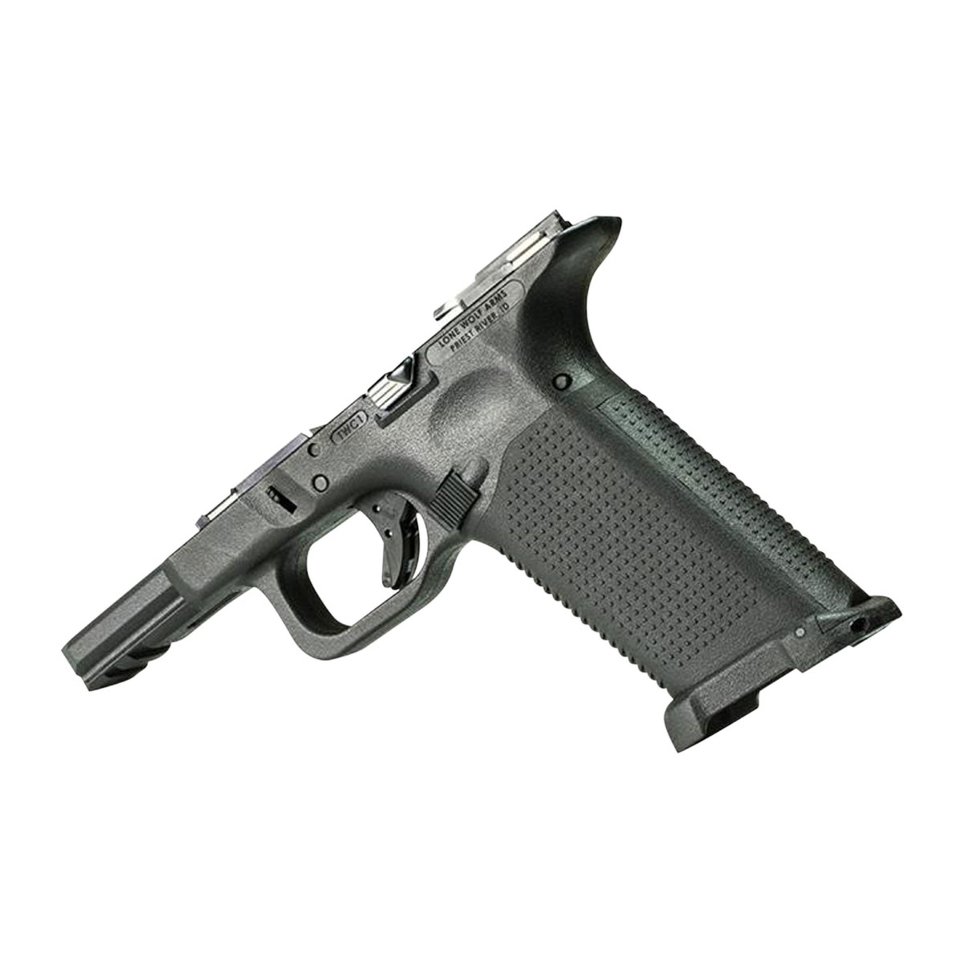 LONE WOLF DIST. TWC Compact/Full Textured Frame BARE Black SKU: 430105220
