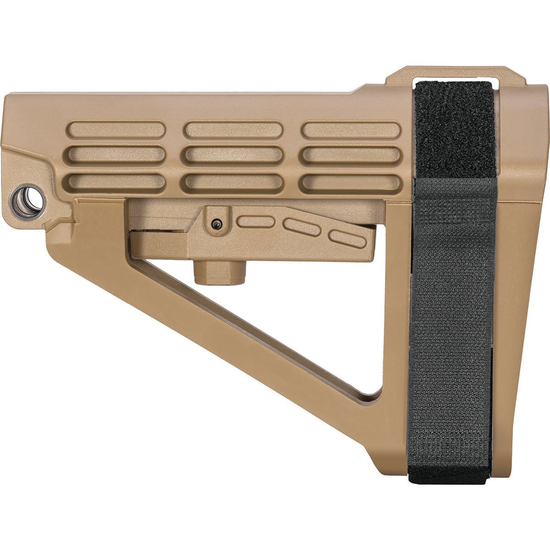 SB TACTICAL SBA4 5 Position Adjustable Pistol Stabilizing Brace FDE SKU: 430111132
