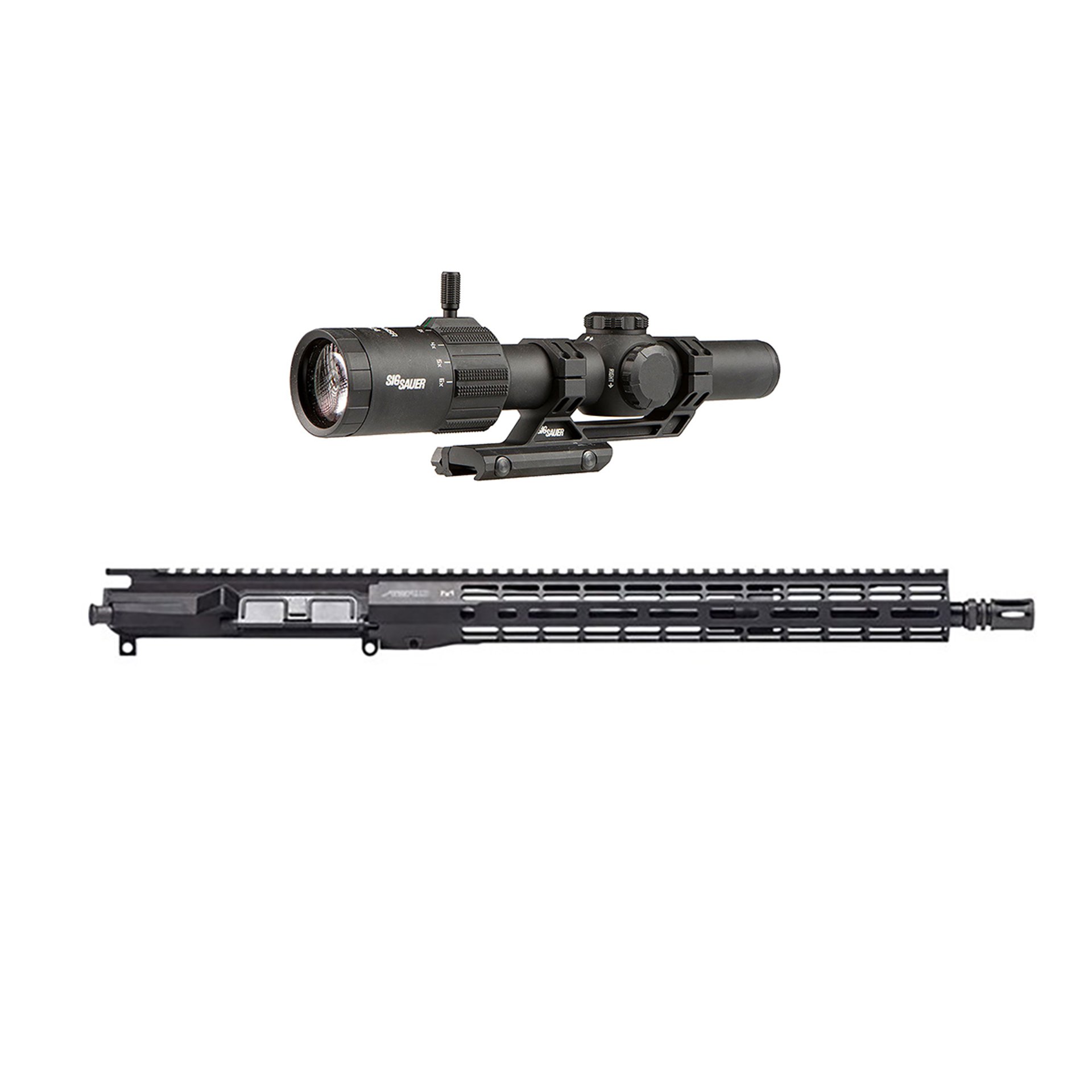 BROWNELLS BUNDLES M4E1-T 223 WYLDE ASSEMBLED UPPER RECEIVER 16" W/ OPTICS