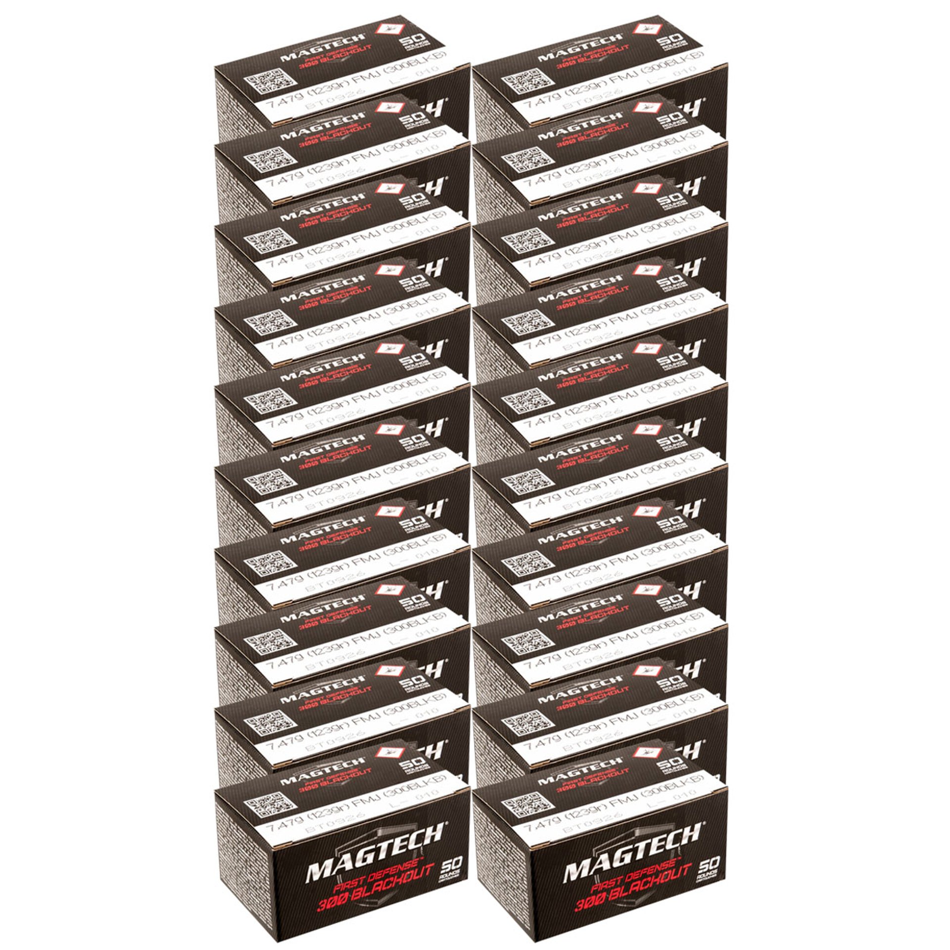 MAGTECH AMMUNITION 300 AAC Blackout 123gr Full Metal Jacket 1,000/Case ...
