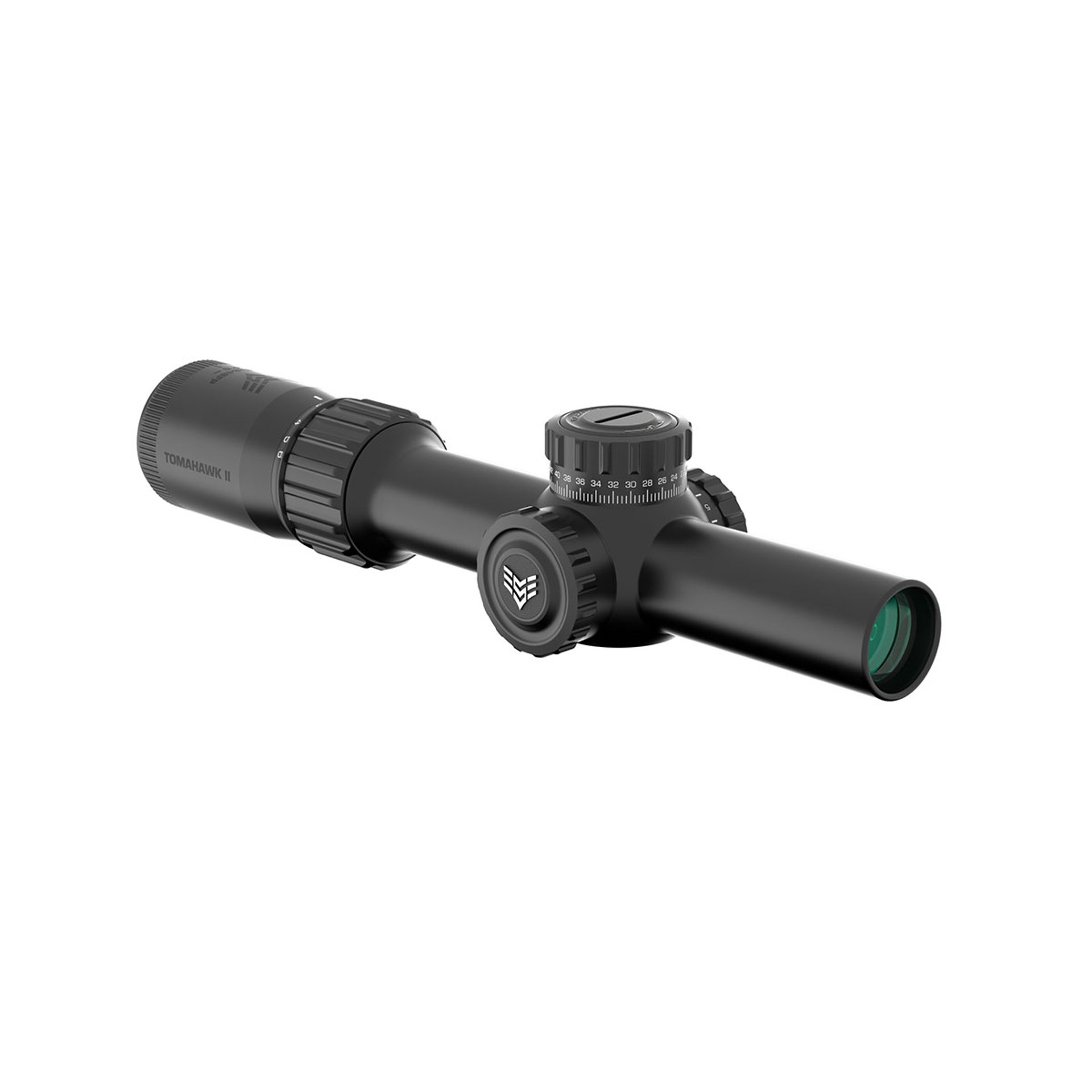 SWAMPFOX OPTICS TOMAHAWK II LPVO 1-6X24MM SFP ILLUMINATED RIFLE SCOPE