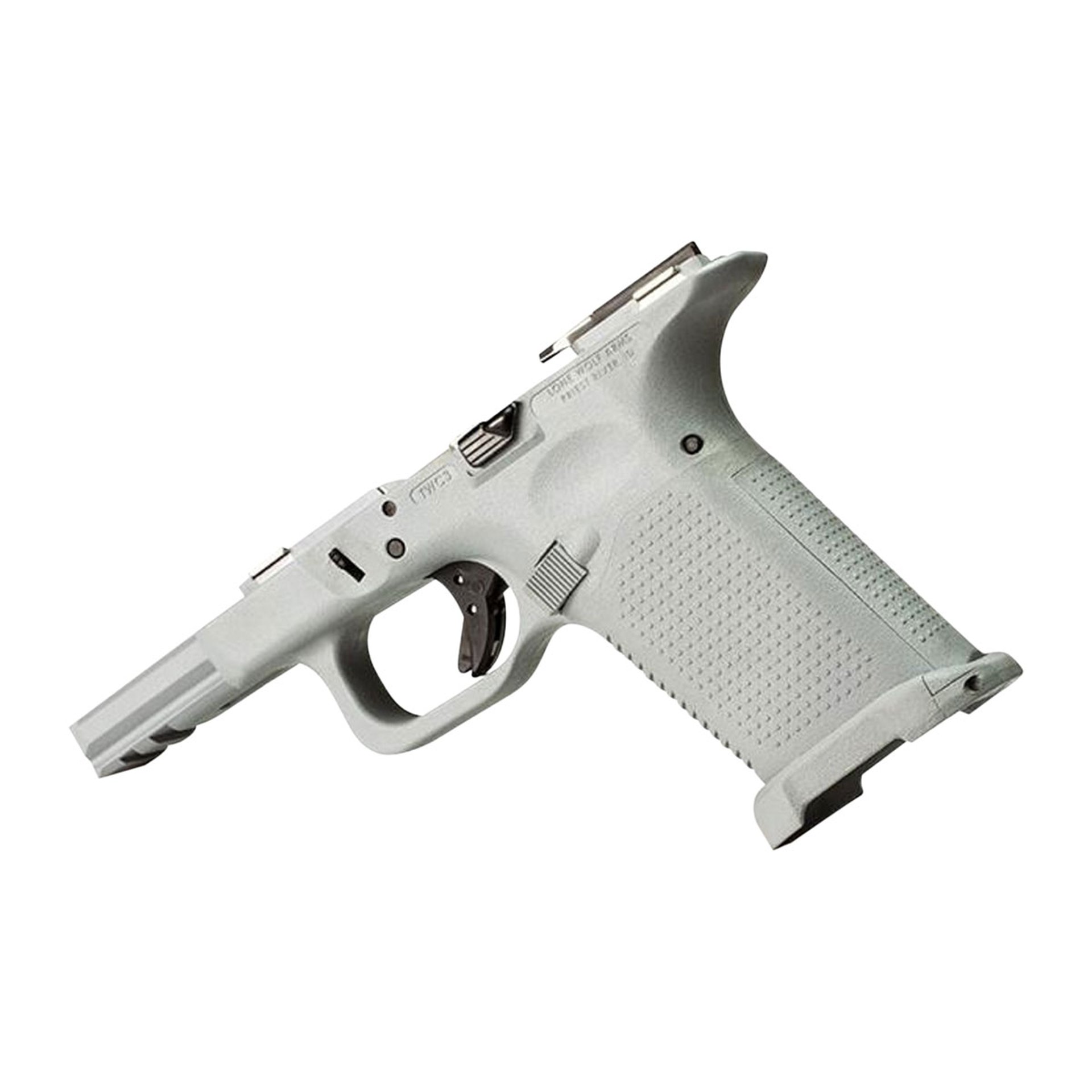 LONE WOLF DIST. TWC Compact/Compact Textured Frame BARE Gray SKU: 430105223