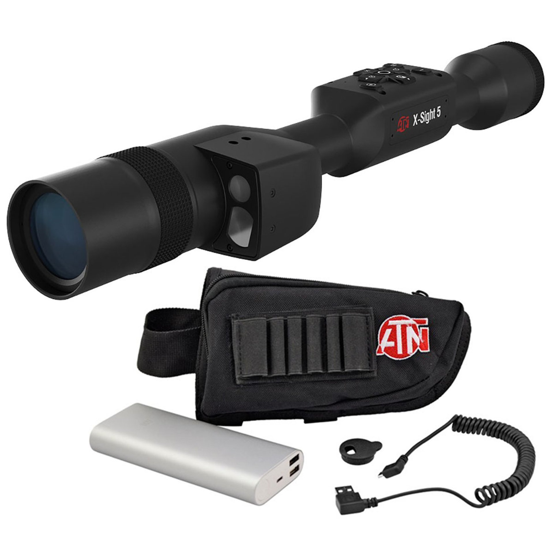 ATN X-SIGHT 5 LRF 5-25X UHD SMART DAY/NIGHT RIFLE SCOPE