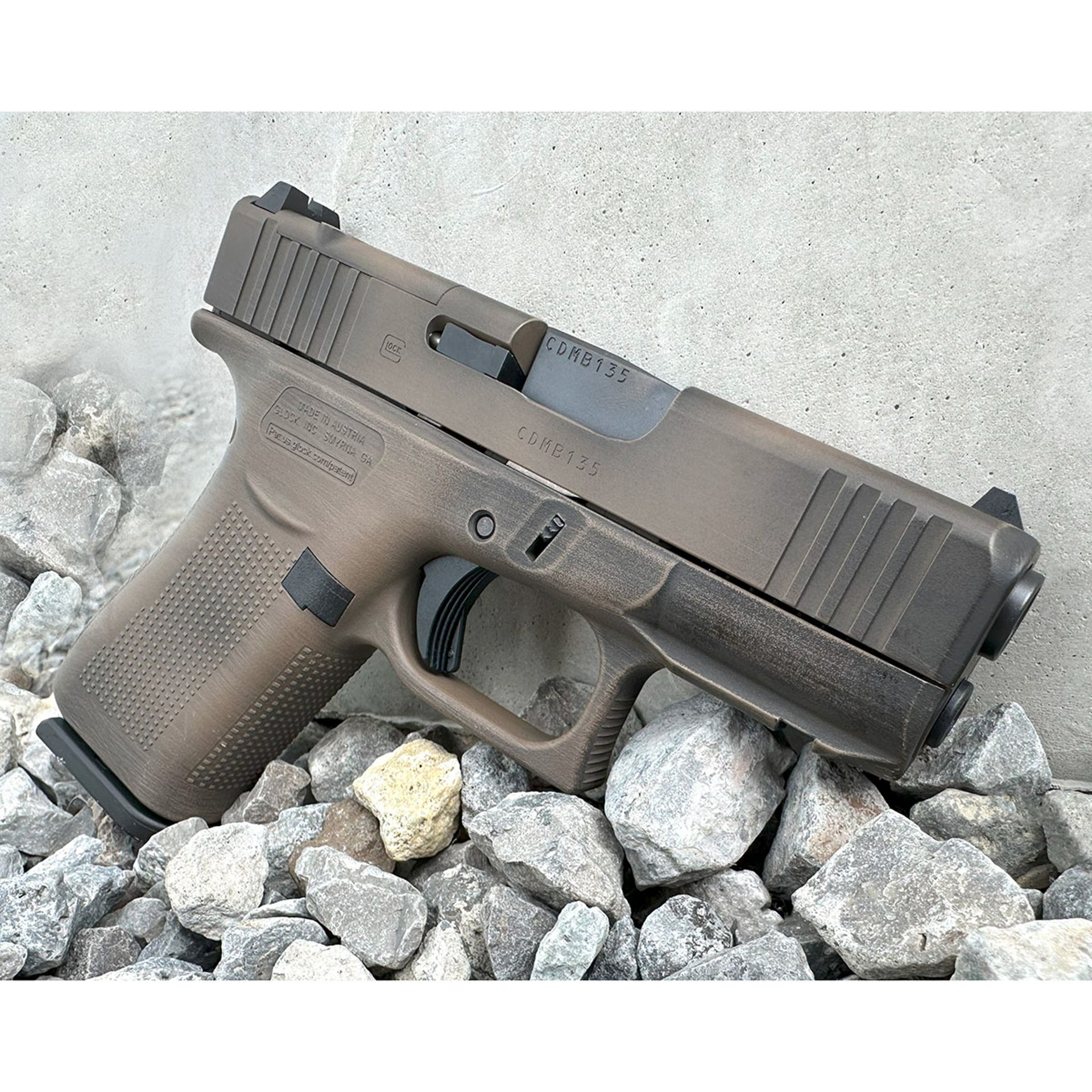 GLOCK Glock 43X MOS 9mm 3.41"BBL (2)10RD Distressed Stormtrooper SKU ...