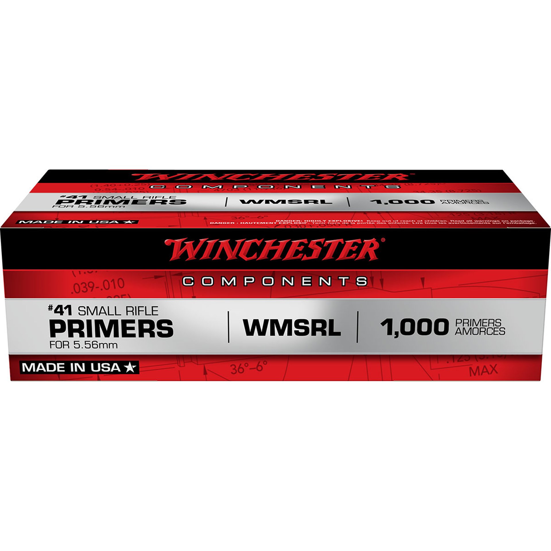 WINCHESTER SMALL RIFLE MILITARY PRIMERS FOR 5.56MM NATO AMMO