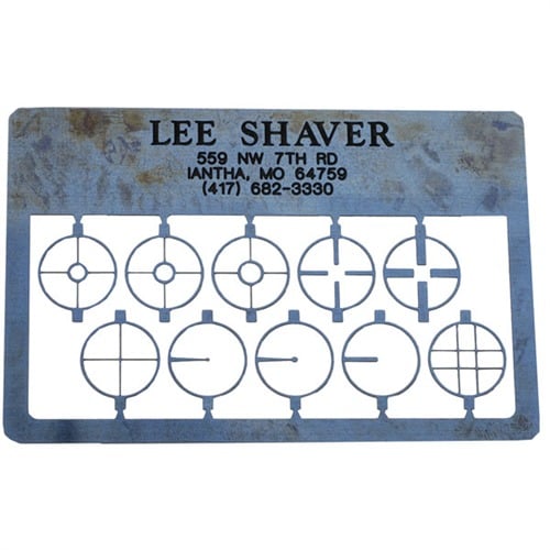 LEE SHAVER POST & APERTURE CARD, LYMAN 17A