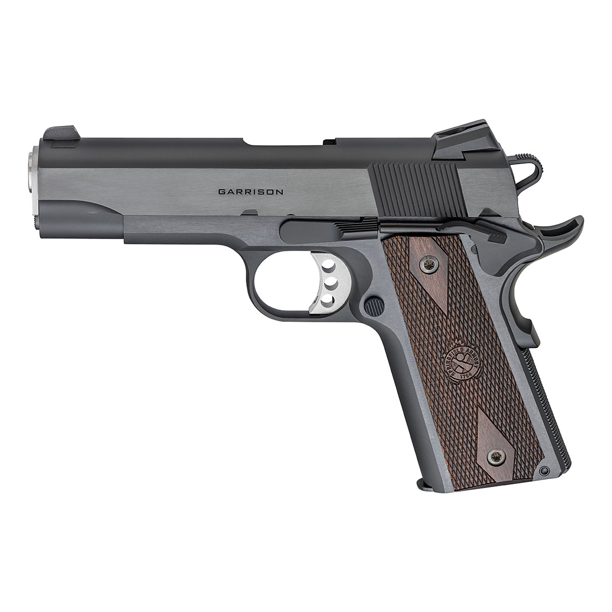 SPRINGFIELD ARMORY 1911 Garrison 45 ACP 4.25" BBL (1)7RD Mag Stainless ...
