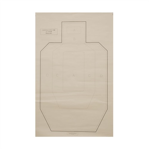 NATIONAL TARGET ACTION PISTOL PRACTICE TARGET