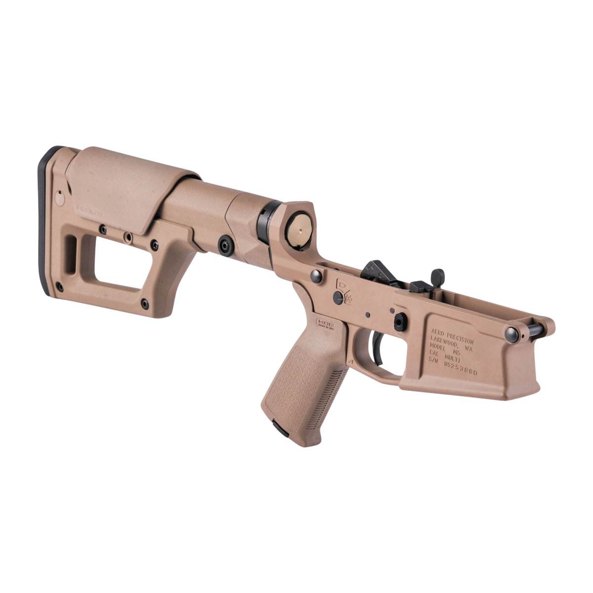 AERO PRECISION M5 Comp Lower Rcvr w/ Magpul MOE & PRS Lite for AR .308 ...