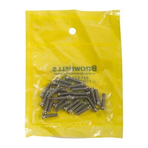 BROWNELLS 6-48x1/2" Fillister Head SS Screw Refill 24 Pack SKU: 080049648