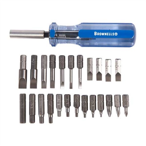 BROWNELLS #1 Standard Magna-Tip Set W/Magnetic LE Handle SKU: 080101804