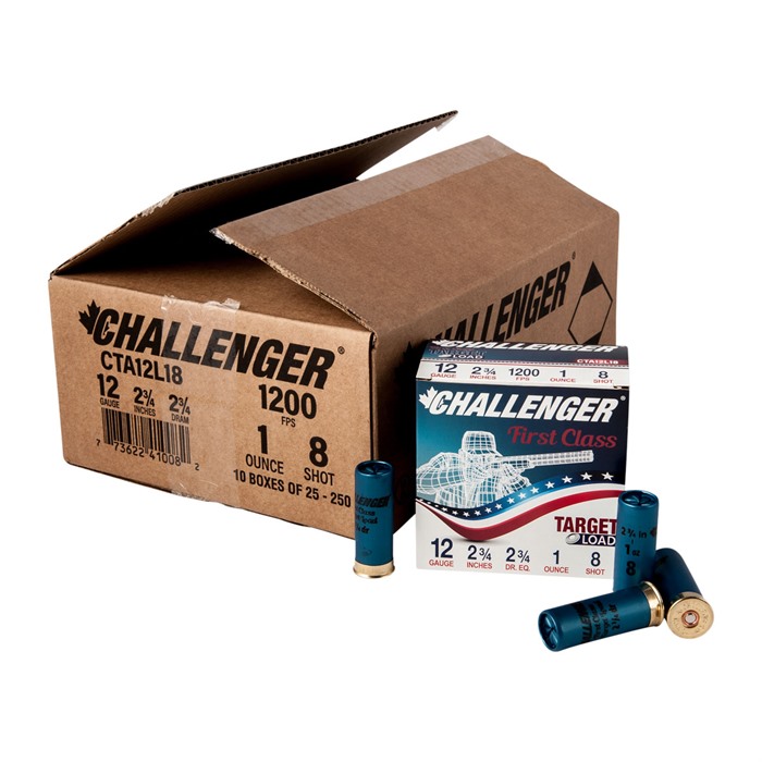CHALLENGER AMMO FIRST CLASS TARGET LOAD 12 GAUGE 2-3/4" AMMO
