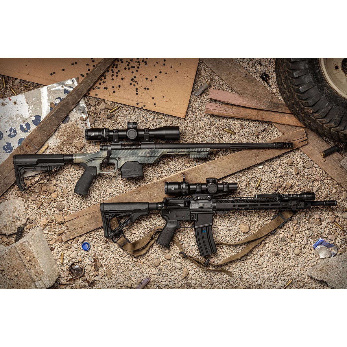 VORTEX OPTICS VENOM 1-6X24MM SFP ILLUMINATED RIFLE SCOPE