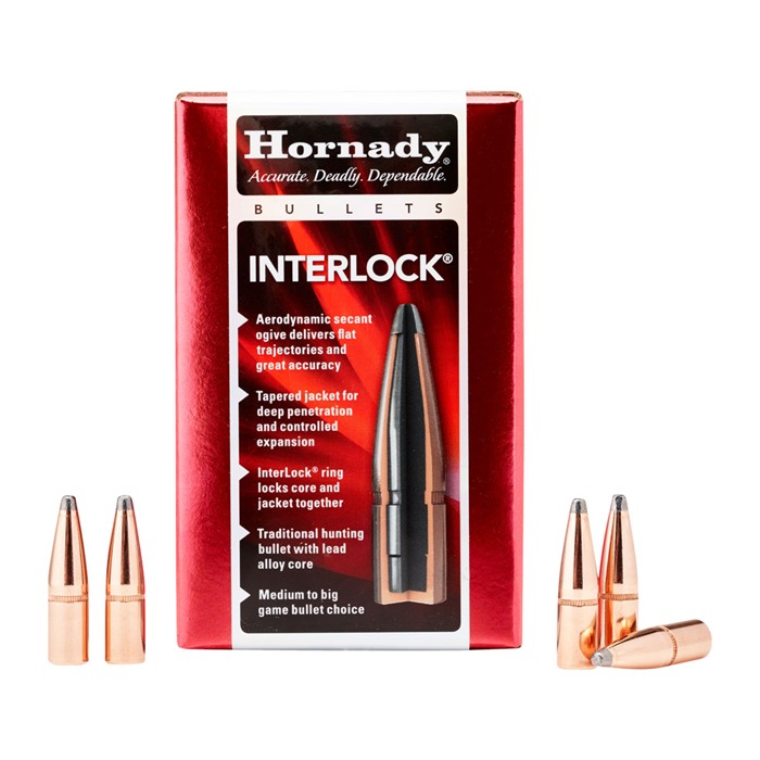 HORNADY INTERLOCK® 35 CALIBER (0.355") RIFLE BULLETS