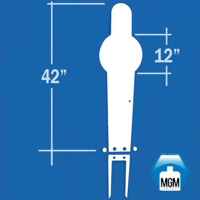 MGM TARGETS PEPPER POPPER TARGET w/"STAB & SHOOT" CONFIGURATION