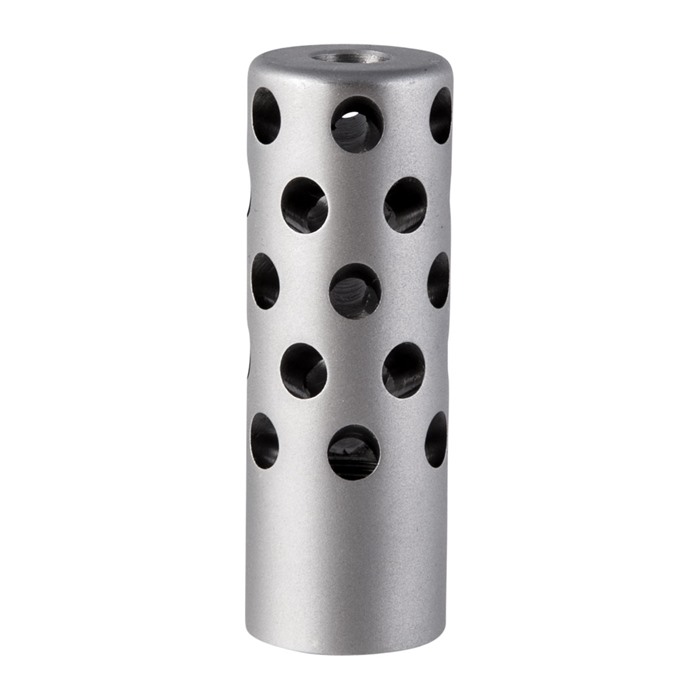 GENTRY CUSTOM LLC Quiet Muzzle Brake 30 Caliber 1/2-28 Steel Matte ...