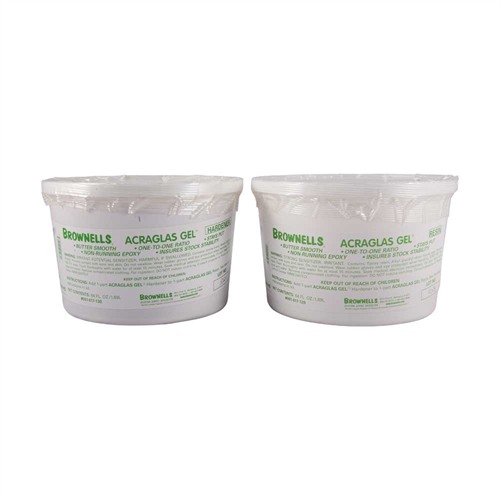 BROWNELLS ACRAGLAS GEL® RESIN & HARDENER