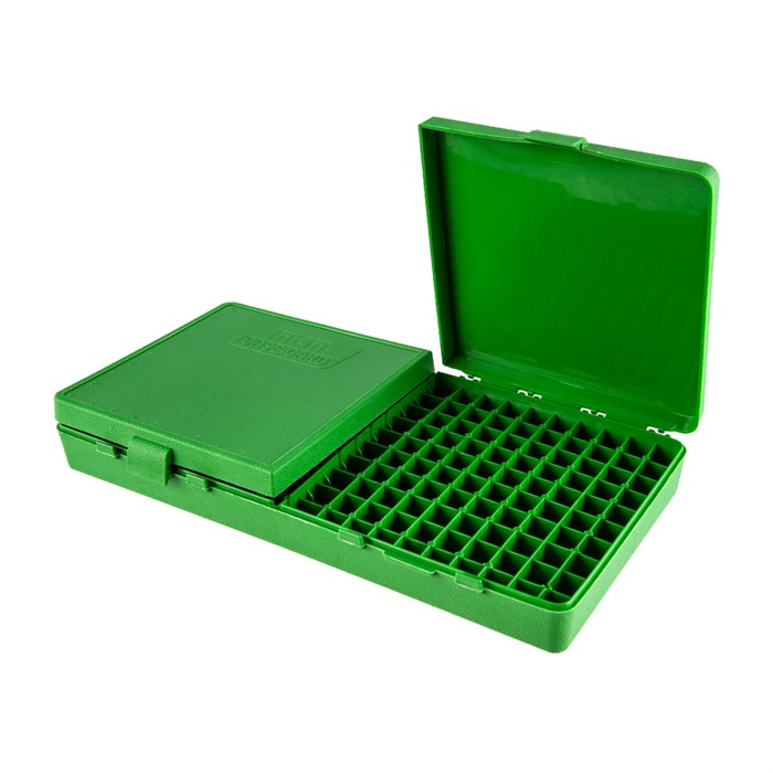 MTM Flip Top Pistol Ammo Box 40 S&W-45 ACP 200 Round Clear Blue SKU: 100041690