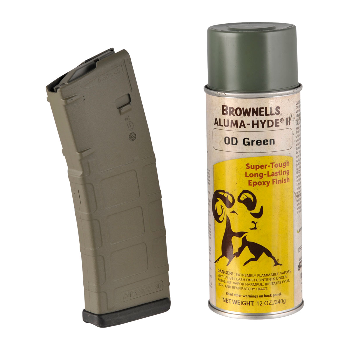BROWNELLS Aluma-Hyde II 12 oz Matte Wolf Gray Aerosol SKU: 430107441