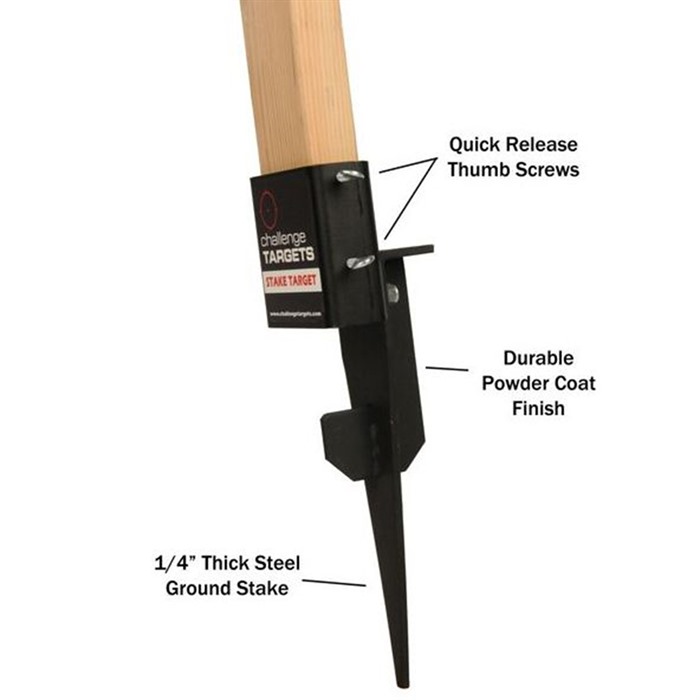 CHALLENGE TARGETS IPSC 66% RIFLE TARGET STAKE TARGET