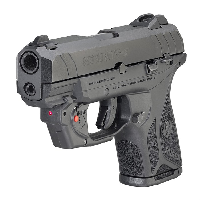 RUGER SECURITY-9 COMPACT 9MM SEMI-AUTO HANDGUN W/VIRIDIAN LASER