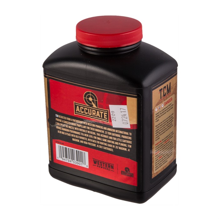 ACCURATE POWDER TCM SMOKELESS POWDER