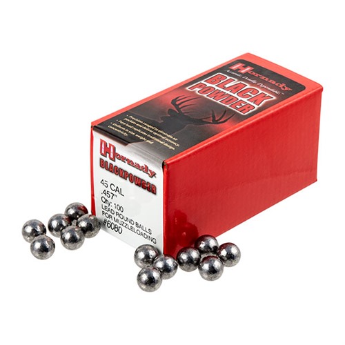 HORNADY ROUND BALLS 45 CALIBER MUZZLELOADING BULLETS