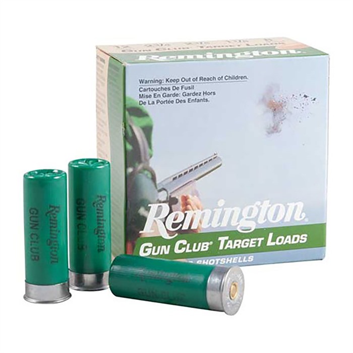 REMINGTON GUN CLUB LITE TARGET AMMO 12 GAUGE 2-3/4" 1-1/8 OZ #8 SHOT