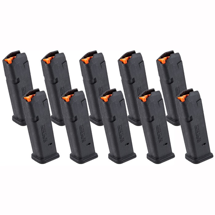 MAGPUL PMAG 10 GL9 9mm Luger 10RD for Glock 17 Black 3/Pack SKU: 100040584