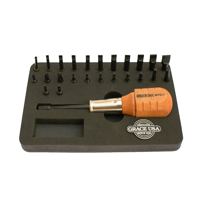 GRACE USA GUNSMITH 24 BIT MAGNETIC TIP SCREWDRIVER SET