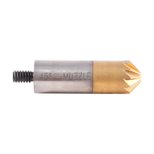 BROWNELLS 45 DEGREE TiN COATED CYLINDER CHAMFERING CUTTER