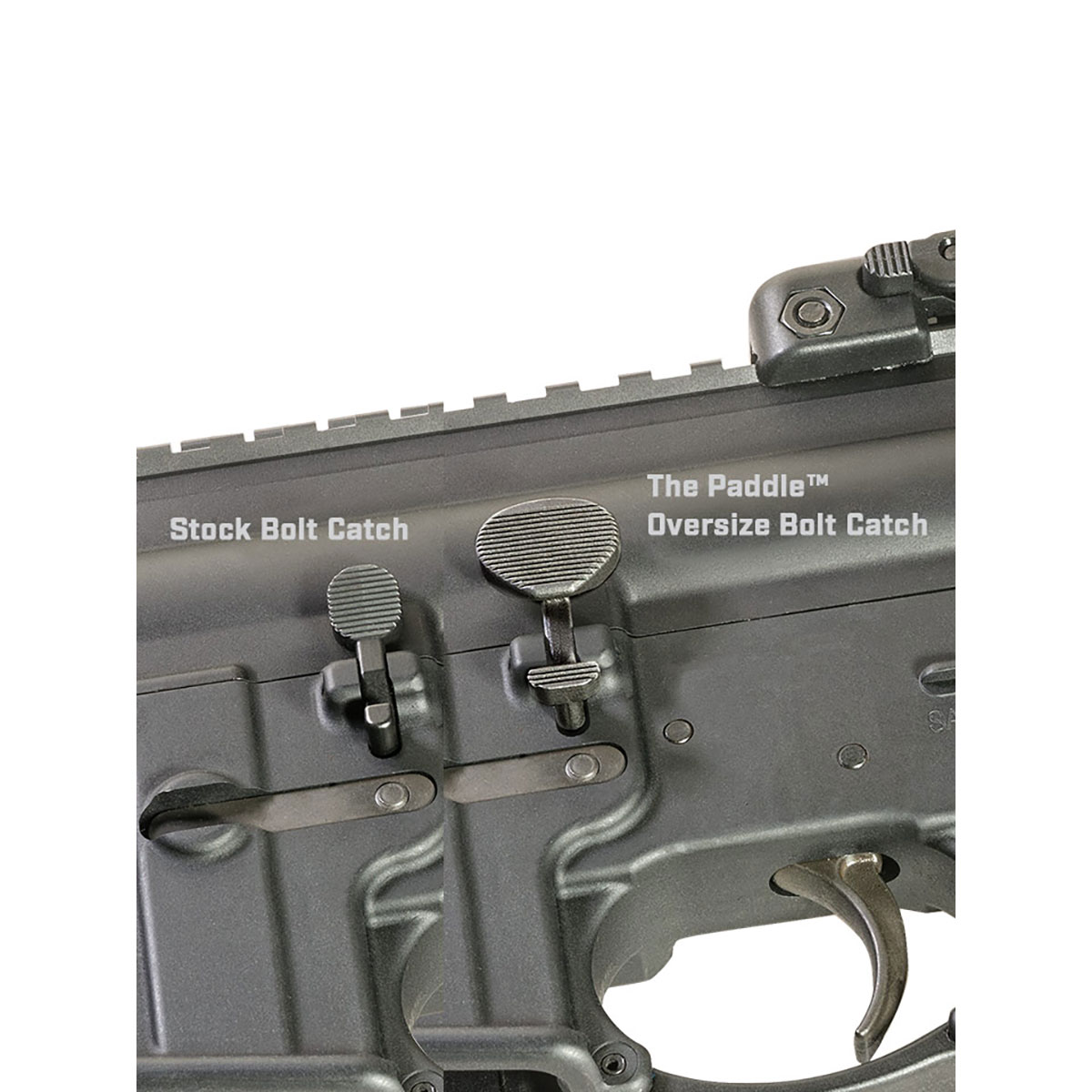 LUTH-AR LLC "PADDLE" OVERSIZED BOLT CATCH