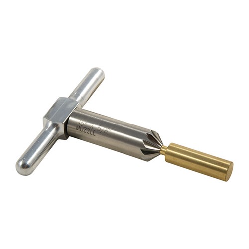 BROWNELLS 45 DEGREE MUZZLE/CYLINDER CHAMFERING CUTTER & BRASS PILOT