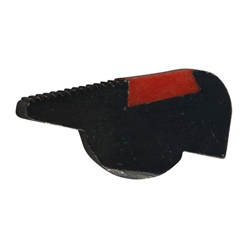SMITH & WESSON SIGHT RAMP, FRONT, .278', BLACK SERRATED W/RED RAMP INSERT