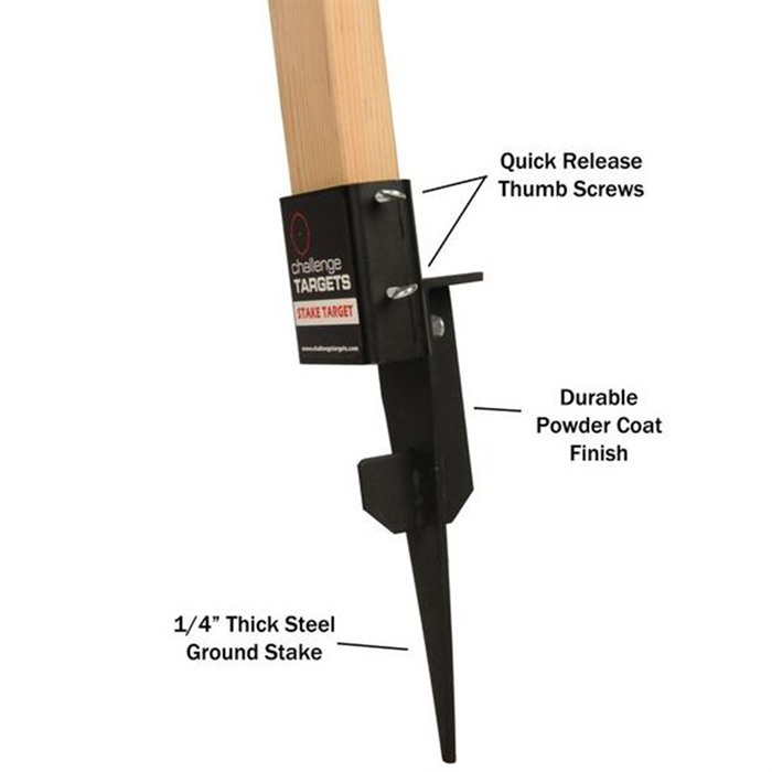 CHALLENGE TARGETS IPSC FLAPPER TARGET HEAD ASSEMBLY