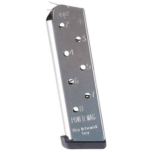 CHIP MCCORMICK CUSTOM LLC 1911 8RD 45ACP POWER PLUS MAGAZINE