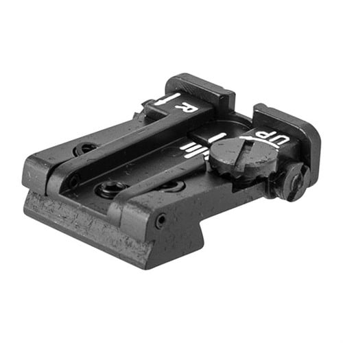 L.P.A. SIGHTS COLT WHITE OUTLINE ADJUSTABLE REAR SIGHT
